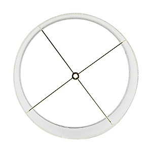 Décor Therapy PL4337 Ava Floor Lamp, Polished Brass, White Marble