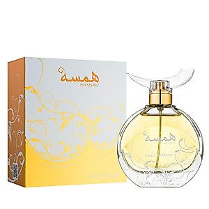 HAMSAH, Eau de Perfume for Women 80mL | Honeyed, Floral Fragrance with Sultry Orange Blossom Flower, Jasmine, Rose, Vetiver, Patchouli, Cedarwood | by Artisan Swiss Arabian | Designer Parfum EDP Spray