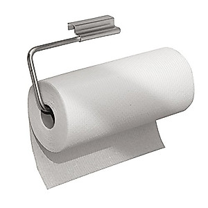 InterDesign Kitchen, Brushed Stainless Steel Forma Over The Cabinet Paper Towel Holder