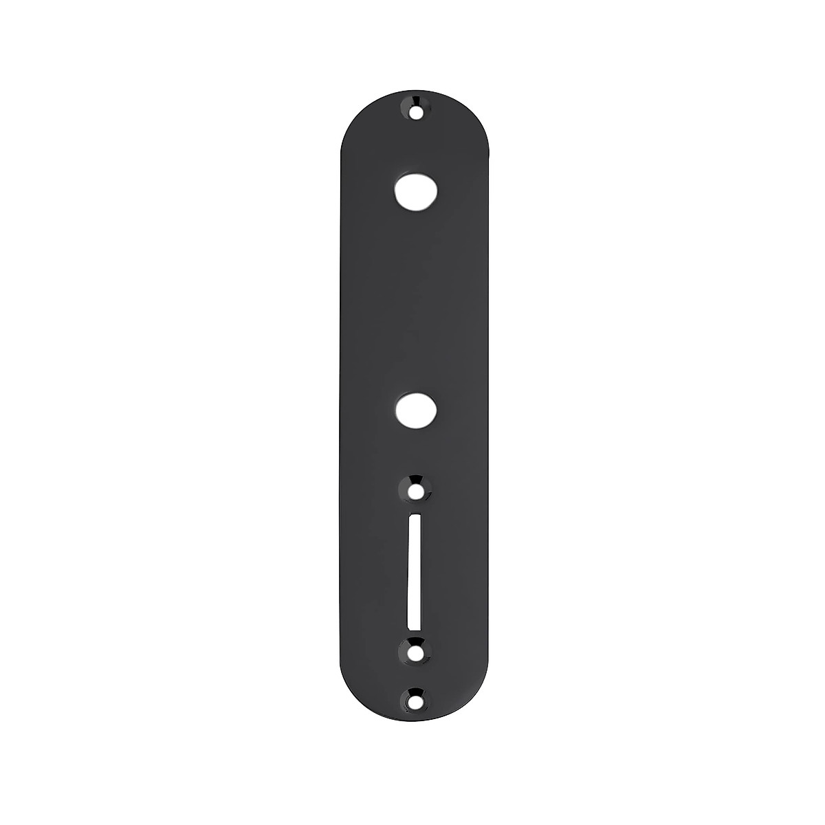 Rubatone Guitar Control Plate for Fender Tele Telecaster Squier Style Electric Guitar Metal Black 34.2mm Width.