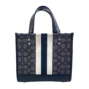 COACH Dempsey Tote 22 In Signature Jacquard With Stripe Patch