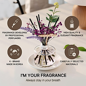 COCODOR Lavender Reed Diffuser/Garden Lavender / 6.7oz(200ml) / 1 Pack/Home Decor & Office Decor, Fragrance and Gifts