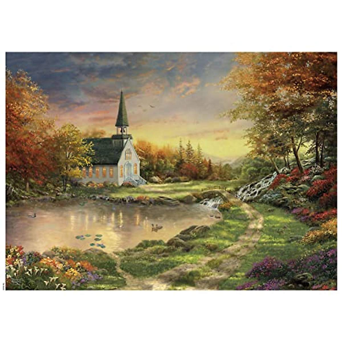 Ceaco - Thomas Kinkade - Chapel of Reflection - 1000 Piece Jigsaw Puzzle