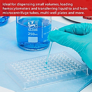 Globe Scientific Transfer Pipet, 136020-500, 4.0mL Capacity, Narrow Stem, Non-Sterile, Short, 85mm Length, Bulb Draw - 3mL, 500/Box