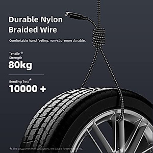 MFi Certified iPhone Charger Lightning Cable 3 Pack 10ft Nylon Braided Cable iPhone Charger Fast Charging Cord Compatible with iPhone 14 13 12 11 Pro Max XR XS X 8 7 6 Plus SE and More