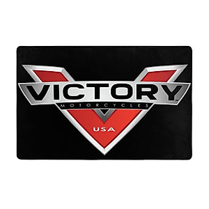 NEWCREATEES Area Rugs Victory Company Motorcycles 60 x 39 Inch Large Carpet for Living Room Bedroom Dorm Home Decor Anti-Slip Floor Rug