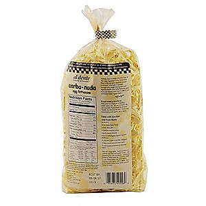 Al Dente Carba-Nada Egg Fettuccine 10 Ounce (Pack of 1) Bag