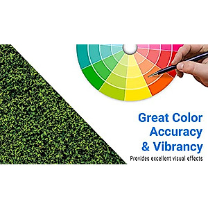 Funnytree 95" x 72" Nature Green Lawn Leaves Backdrop for Photography Background Greenery Grass Floordrop Pictures Party Ground Decor Outdoorsy Newborn Baby Shower Lover Wedding Photo Studio