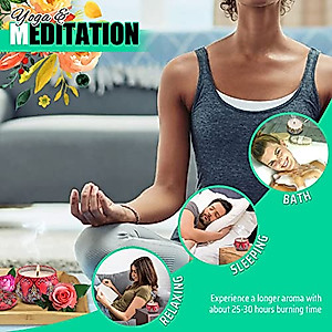 Scented Candles Gift Set - Made of Natural Soy - Luxuriously Designed Tin - Eco-Friendly - Stress Relief Candles - Gift Idea for Women, Weddings, Party, Birthdays, Anniversary- Set of Four