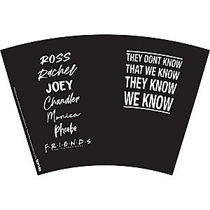 Tervis Friends - They Don't Know Made in USA Double Walled Insulated Tumbler Travel Cup Keeps Drinks Cold & Hot, 24oz, Classic