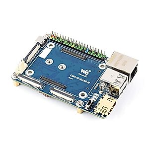Waveshare Mini Base Board Designed for Raspberry Pi Compute Module 4 Powerful Functions in A Small Sized Body Suitable for Evaluating The Raspberry Pi CM4 Or Being Integrated Into End Products