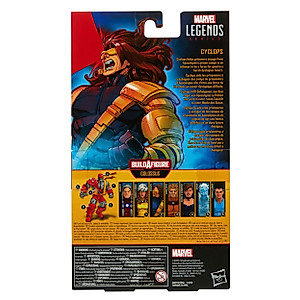 Marvel Hasbro Legends Series 6-inch Scale Action Figure Toy ’s Cyclops, Premium Design, 1 Figure, and 1 Build-A-Figure Part