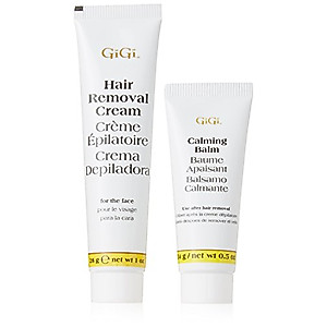 Gigi Hair Removal Cream For Face With Calming Balm (2 Pack)