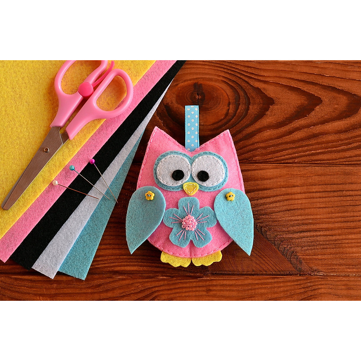 Peachy Keen Crafts 25 Pack - Self Adhesive Crafting Felt Fabric - 8 x 12 Inches Assorted Colors