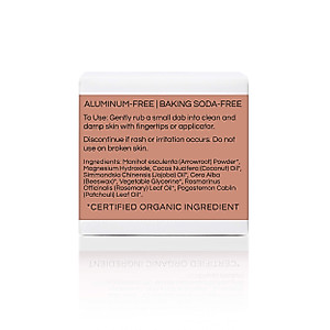 Little Seed Farm All Natural Deodorant Cream, Aluminum Free Deodorant for Women or Men, 2.4 Ounce - Rosemary Patchouli