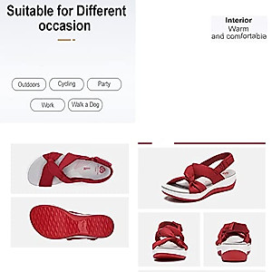 CJLYYDS Women's Original Sports Sandals, Hiking Lightweight Outdoor Sandals with Arch Support,Comfortable Quick Dry Sports Sandals. (black,7)