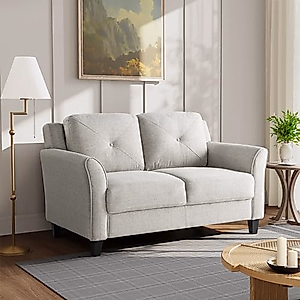 Lifestyle Solutions Harrington Loveseat, Beige