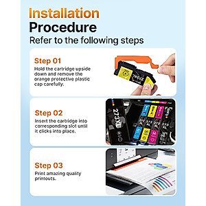 E-Z Ink (TM) Remanufactured Ink Cartridge Replacement for Epson 273XL 273 T273XL to use with XP-520 XP-600 XP-610 XP-620 XP-800 XP-810 XP-820 (1 Black 1 Cyan 1 Magenta 1 Yellow 1 Photo Black) 5 Pack