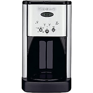 Cuisinart DCC-1200P1 Brew Central 12-Cup Programmable Coffeemaker Coffee Maker, Carafe, Brushed Chrome