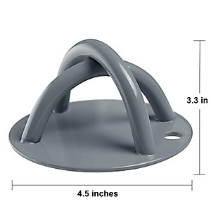 Faswin 2 Pack Wall Mount Bracket for Suspension Straps, Ceiling Anchor Mount for Rings, Body Weight Strength Training Systems, Yoga Swings, Boxing Equipment