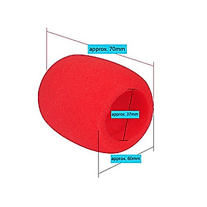 UOOOM 6 pcs Colorful Handheld Microphone Foam Cover Mic Windscreen (Green)