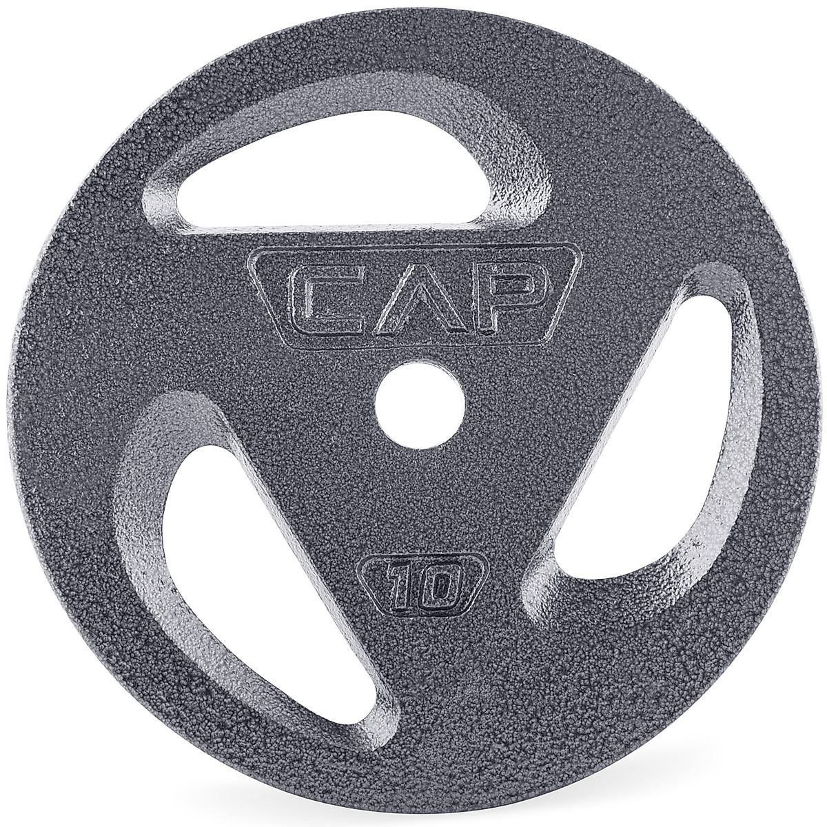 CAP Barbell Standard 1-Inch Grip Plates, Single, 10 Pound