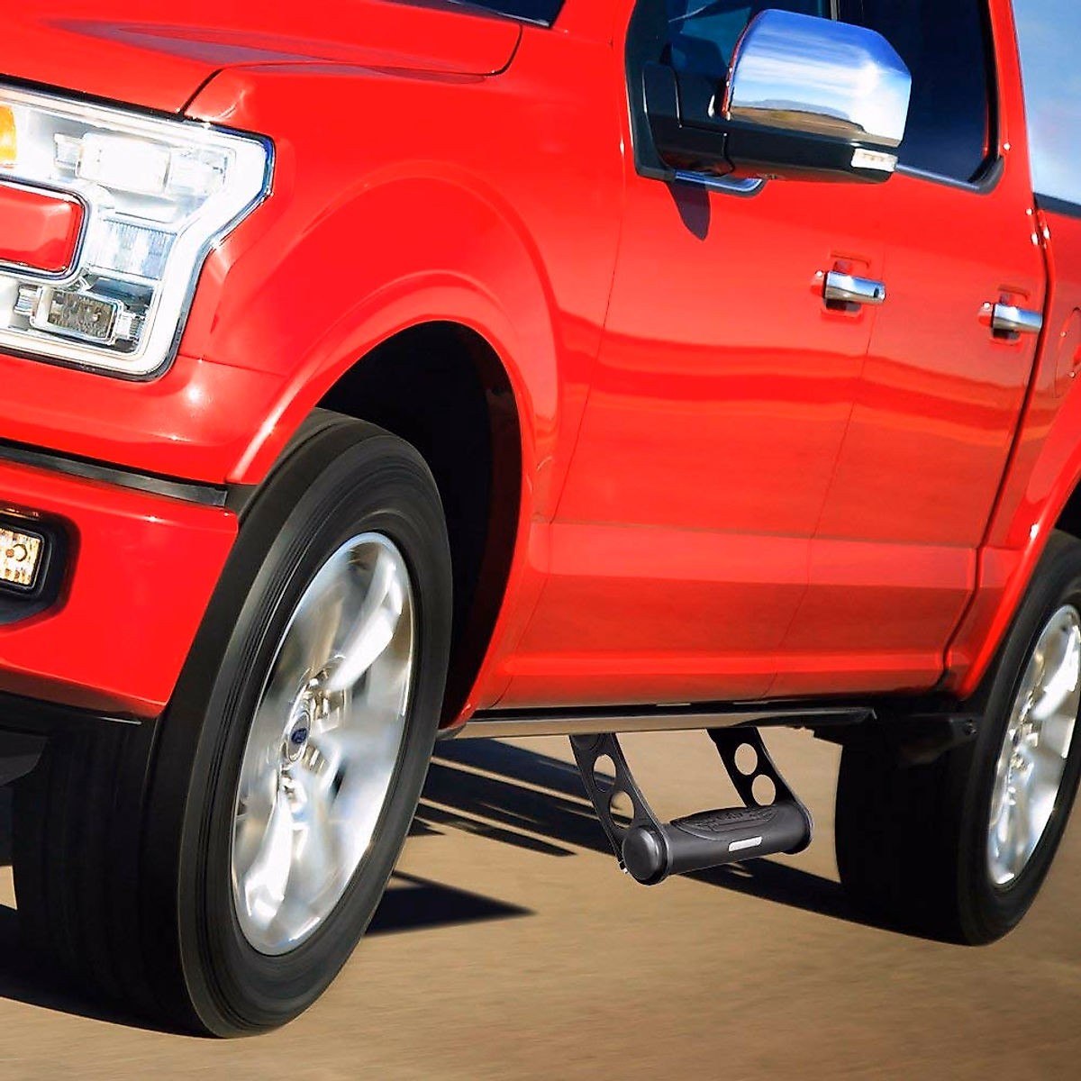 Bully RBP RBP-303725-EXR Multi-Fit Truck Stainless Steel Slant Cut Resonated Exhaust Muffler Tip in Textured Black Finish with Stamped RBP Logo - Bolt-On to Fit Various Trucks Including Diesel Trucks