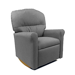 Dozydotes Contemporary Ash Grey Rocker Recliner (15010)