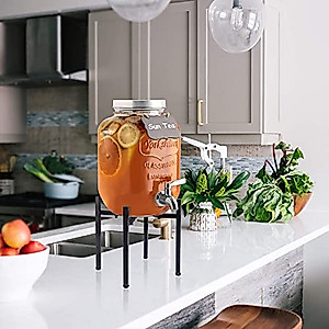 EGMEHOAD Water Filter Stand Adjustable Width 9" Tall 12" Wide, Big Water Filter System Stand, Countertop Water Dispenser Stand, Drink Dispenser Stand for Travel Water Filter System