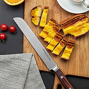 Knife Set, 15 Pcs Emojoy Kitchen Knife Set with Block Wooden, Manual Sharpening for Chef Knife Set, Stainless Steel Professional Knife for Kitchen