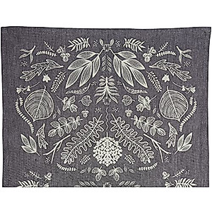 Now Designs Chambray Laurel Printed Kitchen Towel, 18x28 inches