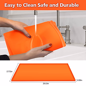 MOFEEZ Silicone Griddle Mat for Blackstone 28 Inch Griddle, Heavy Duty Food Grade Mat, Protect from Rodents, Insects, Debris, and Rust