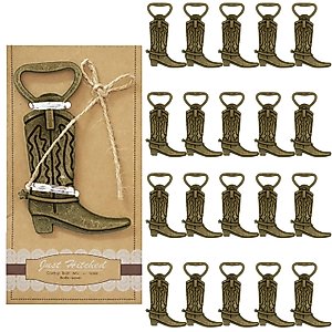 20 PCS Beer Bottle Openers Retro Style Cowboy Boot Beer Opener Wedding Party Birthday Party Favors for Guests