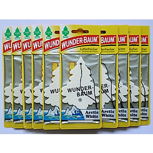 10 X Wunder-baum Arctic White Duftbäume Autoduft Magic Tree