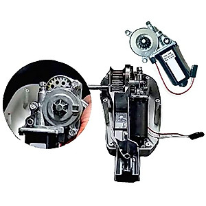 Aaiov 373566 RV Awning Motor Replacement Universal Black Connector Motor Compatible with Solera Power Awnings Motor