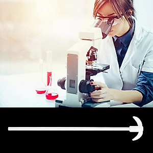 PTFE Stirring Rod High Temperature Stir Bar Laboratory Stirring Bar Laboratory Accessories for Stirring Solution in Scientific Research L 250mm W 40mm D 7mm Shaft Stirring Rod