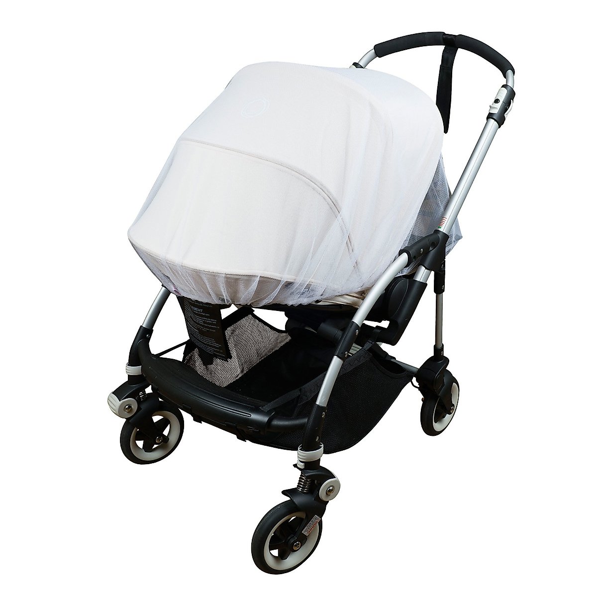 KIDLUF Mosquito and Bug Net for Baby Strollers, Bassinets, Cradles and Car Seats – Insect Net Safe Mesh White Buggy Cover for Pushchairs, Prams, and Carrycots