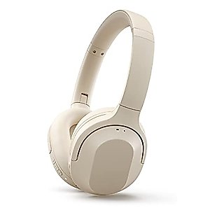 Status Core ANC Active Noise Cancelling Headphones - Cloud - Over Ear Head Phones w/Built-in Microphones - Wireless & Bluetooth + Detachable 3.5mm Wired - USB-C Charging Cable - 30 Hour Battery