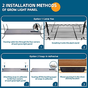 Barrina Plant Shelf with Grow Light, 5-Tier Plant Stand with 40W Ultra-Thin Grow Light Panel for Hydroponics, Seedlings, Succulents, Veg, Flowers & More, Timer Switch, 15.7" L x 11.8" W x 59.1" H