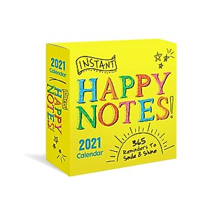 2021 Instant Happy Notes Boxed Calendar: 365 Reminders to Smile and Shine! (Happiness Daily Calendar, Inspirational Gift for Women, Desk Gift for Him)