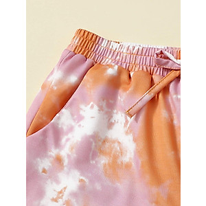 SOLY HUX Girl's 2 Piece Outfits Letter Crop Top and Pant Sets Cute Clothes Fashion Multicoloured 10Y