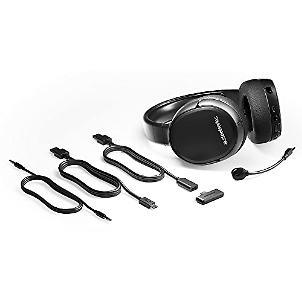 SteelSeries Arctis 1 Wireless - Wireless Gaming Headset - USB-C Wireless - Detachable Clearcast Microphone - for PC, PS5, PS4, Nintendo Switch, Android, Black