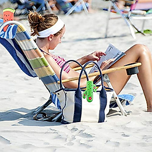 Yalikop 6 Pieces Beach Towel Clips Chair Clips Towel Clips Holder Clothes Pins in Fun Bright Colors Jumbo Size for Pool Loungers Clothes Quilt Blanket (Cute Style)