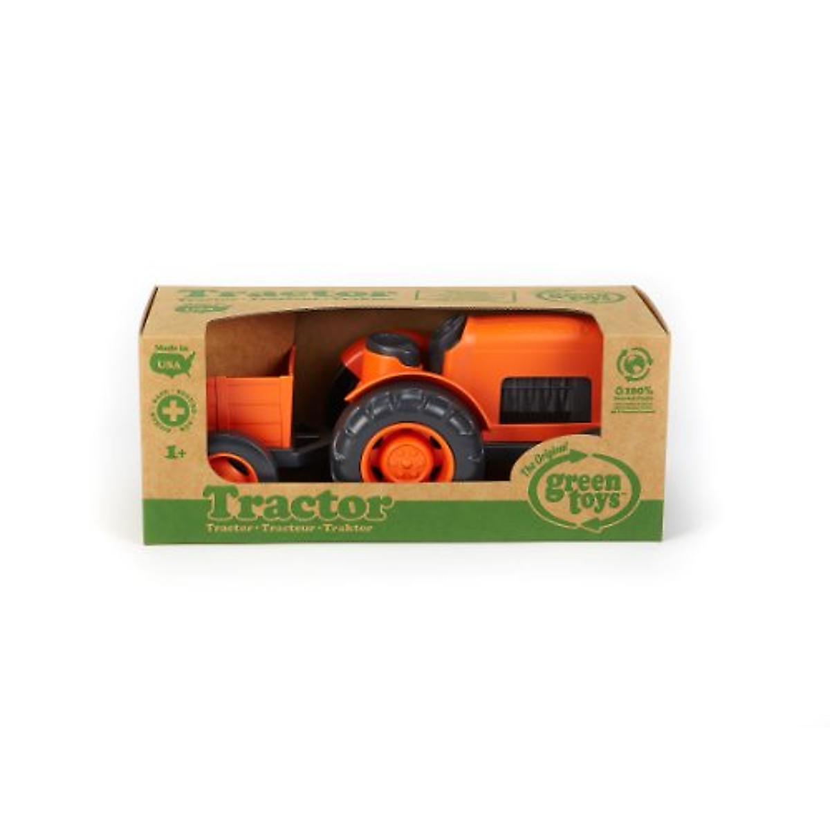 Green Toys Tractor Vehicle, Orange