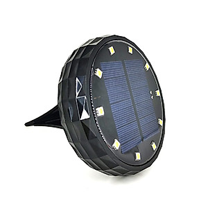 ZHUANYIYI Outdoor Solar Ground Plug Lights, Garden Ground Plug Lawn Waterproof Landscape Lights, Home Garden Pavement Decorative Lights