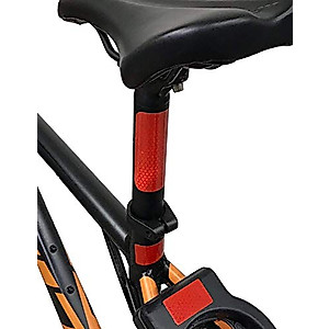 Jusmar Waterproof Red Reflective Stickers (5 Pack) 45pcs High Intensity Reflector Decals for Hard and Flat Surfaces, for Night Visibility