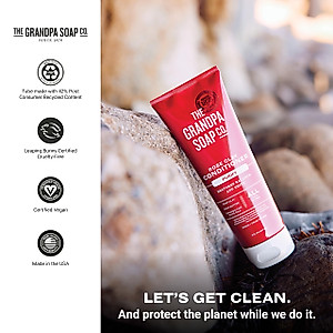 Grandpa's The Soap Company Purifying Rose Clay Conditioner - Lift Impurities While Nourishing Hair, With Rose Clay, Shea Butter & Avocado Oil, Vegan, Sulfates and Parabens Free, 8 Fl Oz