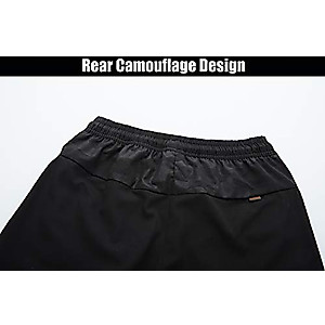 MAGCOMSEN Hiking Pants for Men Lightweight Workout Pants with Pockets Quick Dry Jogging Pants Gym Blue