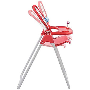 Little Mommy Snacky Doll High Chair (D92889), Front Feeding Tray with Toy Bar and Bottle Holder, Tilted Seat Function Allows Baby Doll to Nap - Fits Dolls up to 21 inches, Age 3+