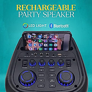Dolphin KP-380: Elite Triple 8" Bluetooth Party Speaker | Unmatched Power & Sound | Long-Lasting Battery